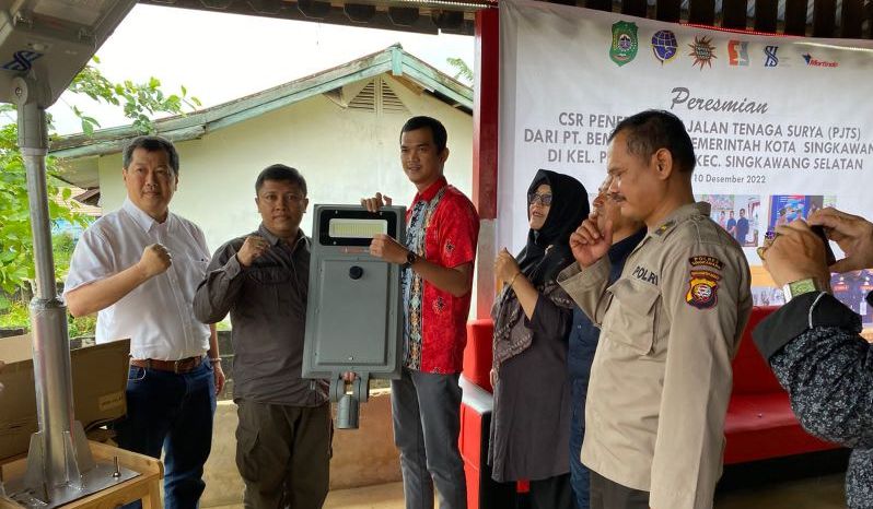 Program CSR PT Bemo Rel Indonesia, Dishub Singkawang Pasang 25 Unit ...